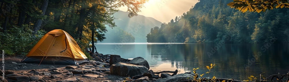 Share a moment of tranquility from your tent camping trip, where the ...