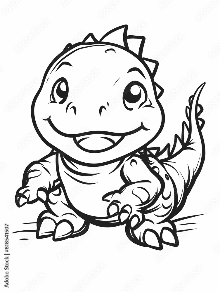 Dino World Coloring Adventure , dinosaur themed coloring pages ...