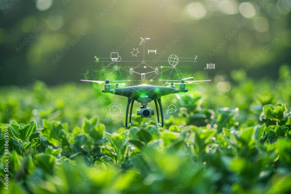 Using drones and farm technology for efficient pesticide spraying in ...