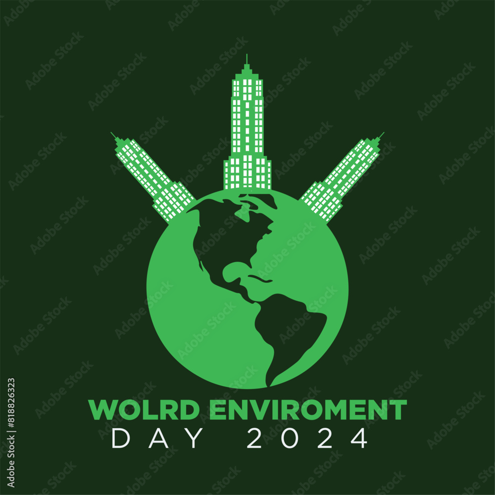 concept with earth and tree ,world environment day 2024, 5 June 2024 ...