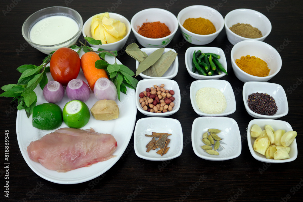 Garlic, cardamom, cinnamon, sariya, semolina, almonds, chart masala ...