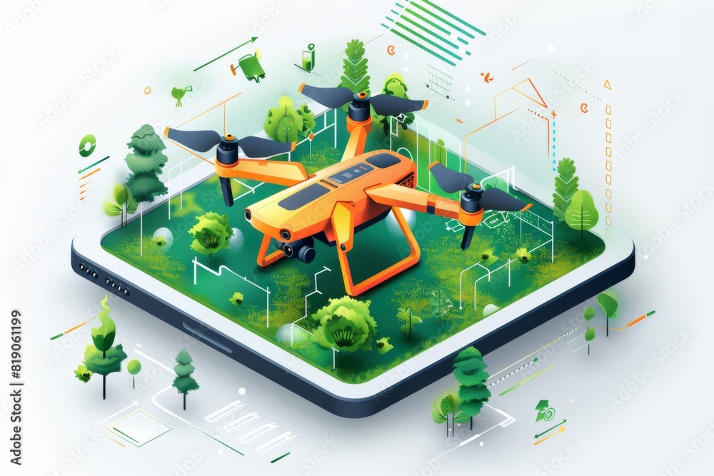 Efficient traditional farming practices using vector drone ...
