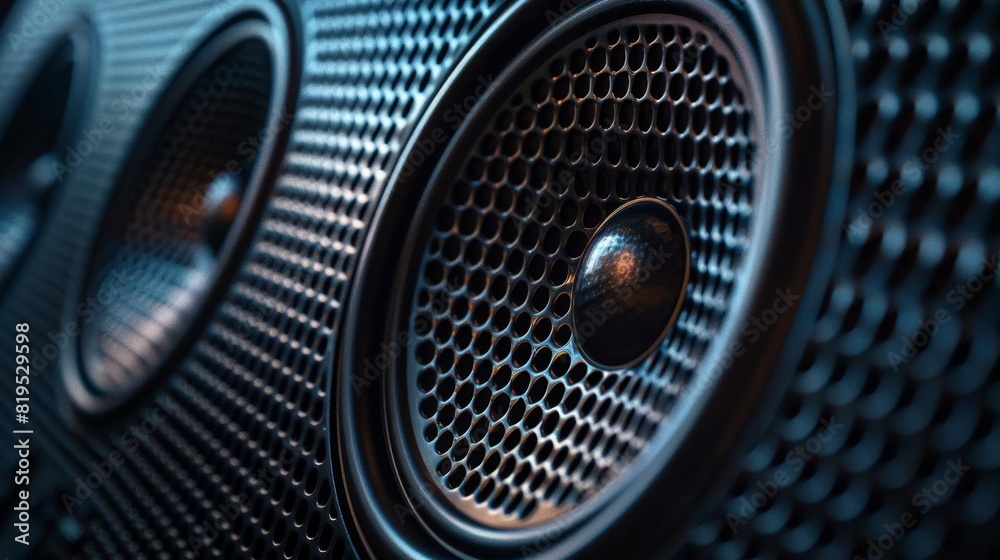 Explore the immersive experience of surround sound technology against a ...