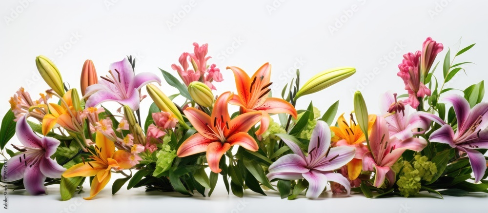 An assorted mixture of Asiatic lilies perfect for floral arrangements ...