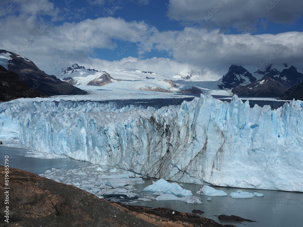 The Perito Moreno Glacier is a glacier located in Patagonia. Argentina ...