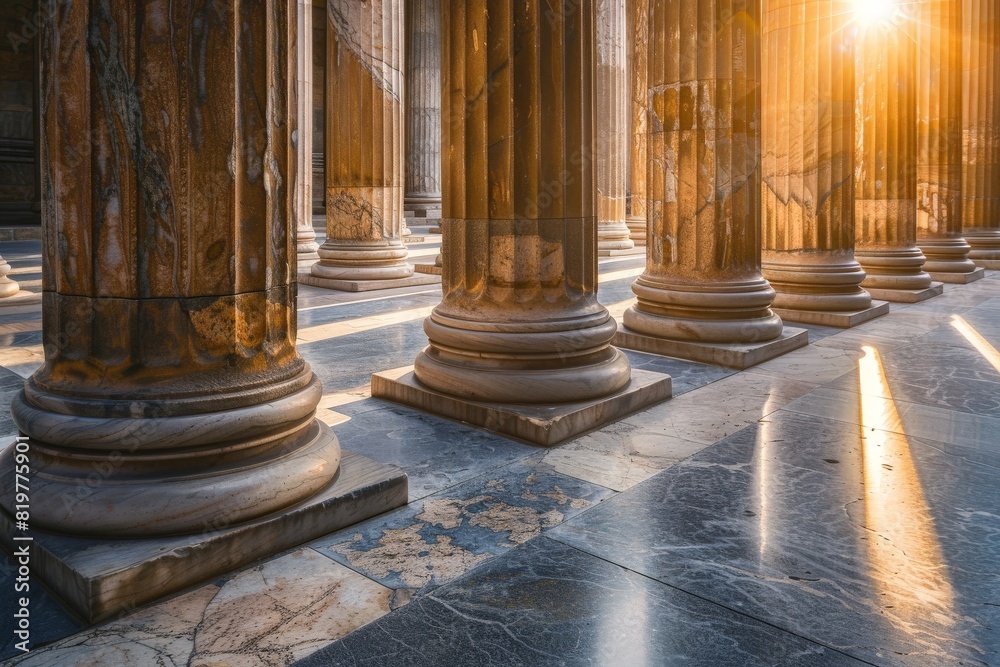 Podium in Ancient greek mythology style interior design - Ai. Beautiful ...