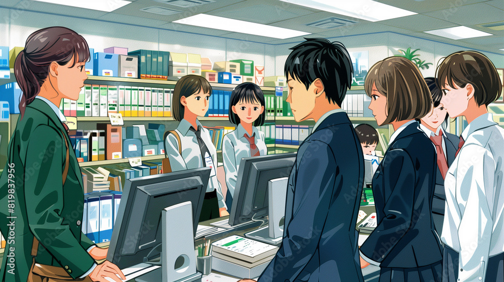 Group of multi ethnic corporate employees working in co-working open ...