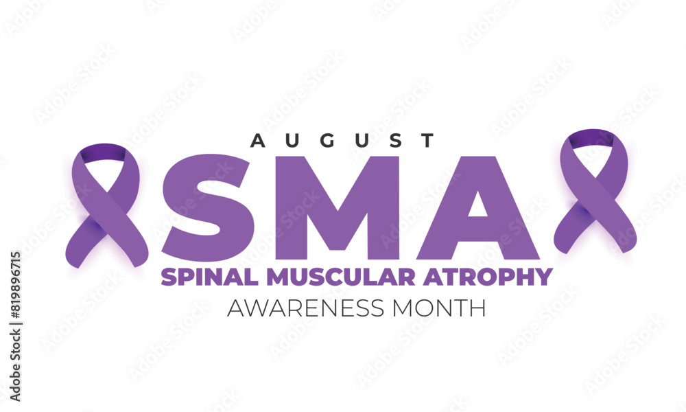 Spinal Muscular Atrophy awareness month. background, banner, card ...