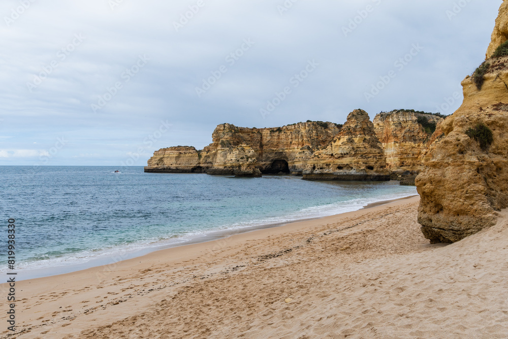 Marina Beach (Praia da Marinha) in Lagoa, Faro District, Algarve ...