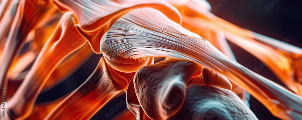 A diagnostic image of rotator cuff tears, showing ligament damage and ...