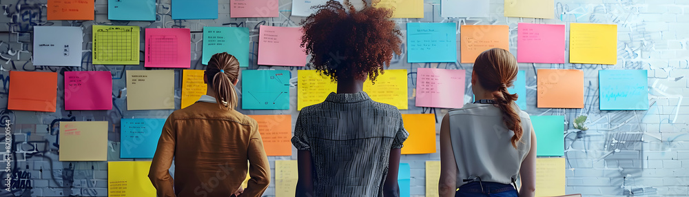 Team brainstorming with timeline concept on whiteboard Effective time ...