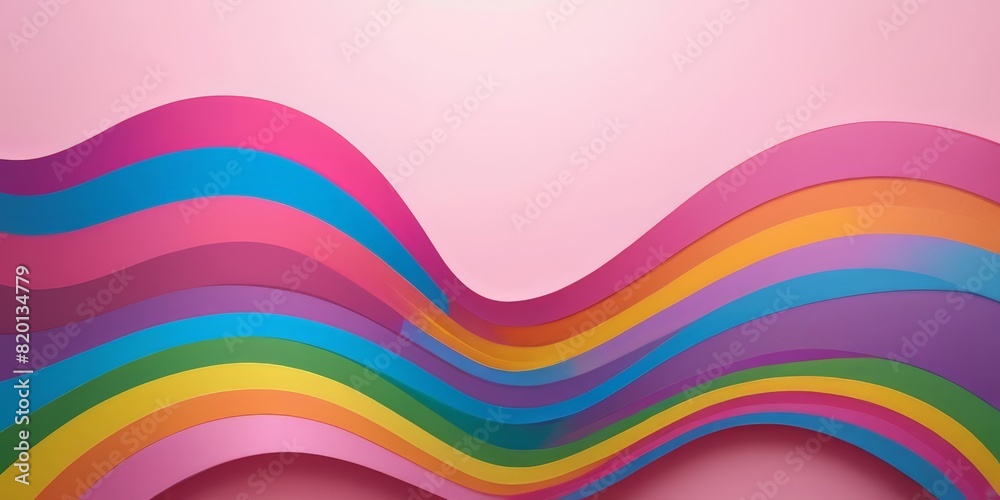 Rainbow colorful waves line as abstract background wallpaper,, LGBT ...