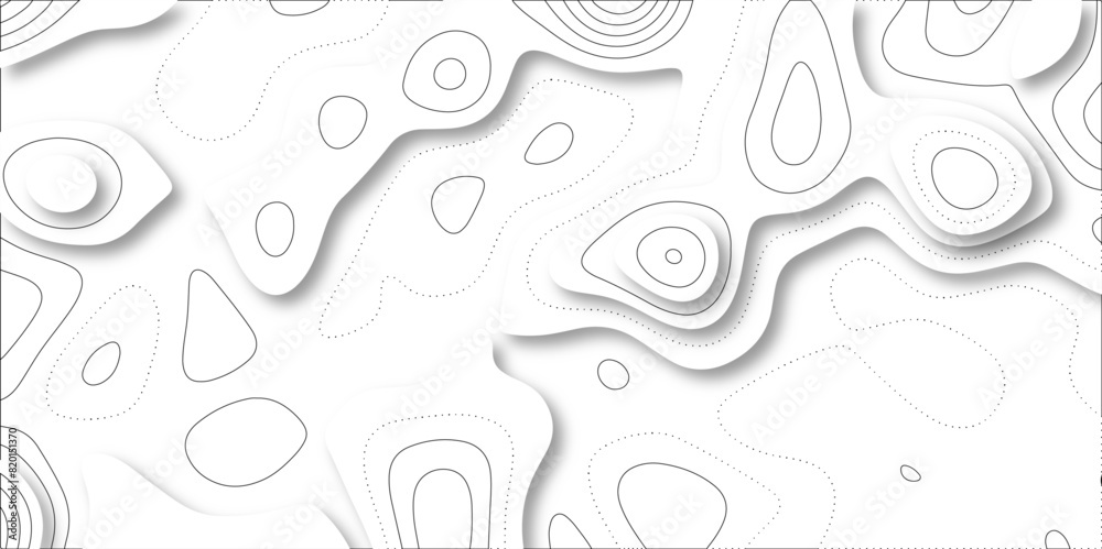 Abstract lines background. Contour maps. Vector illustration. The ...