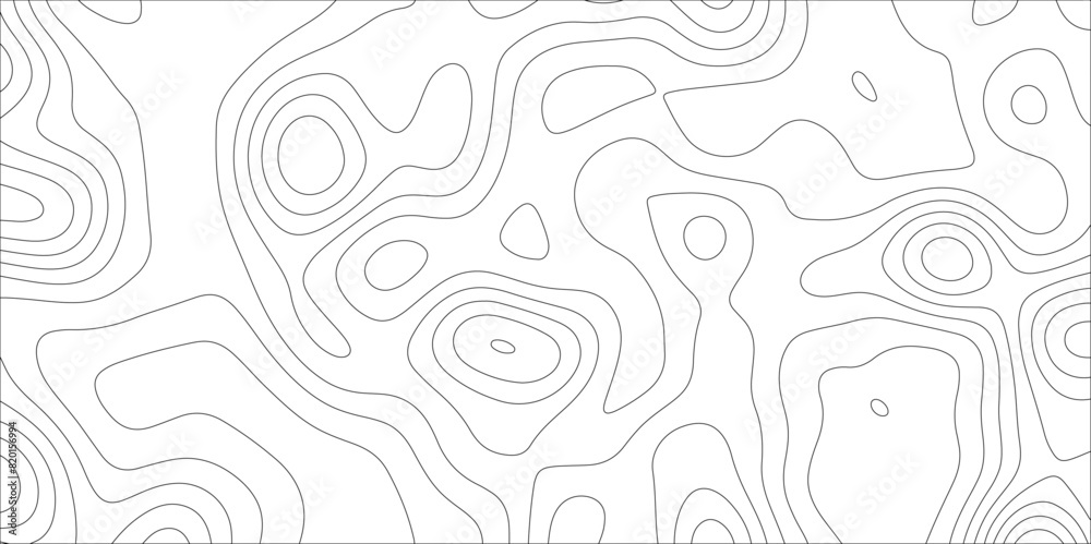 Abstract lines background. Contour maps. Vector illustration. The ...