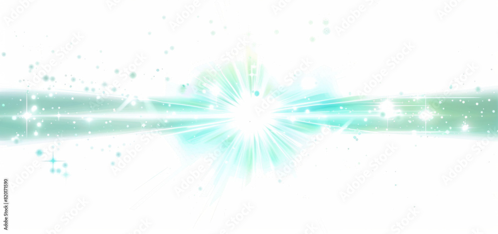 white background with a lens flare and lens flares, vector illustration ...