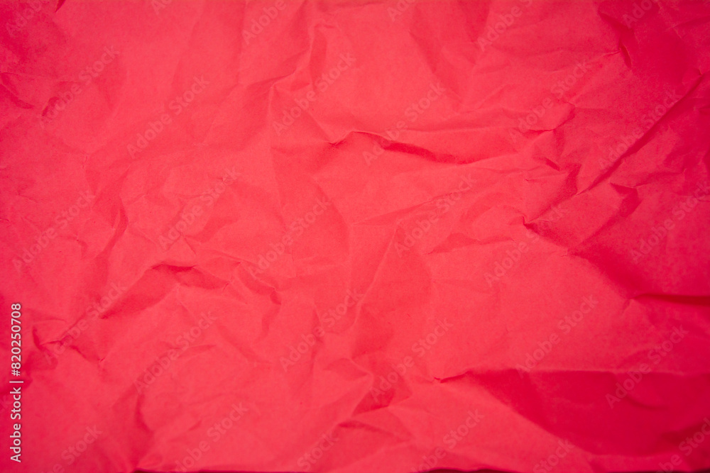 Red color background with little wrinkles. Red recycled craft paper ...