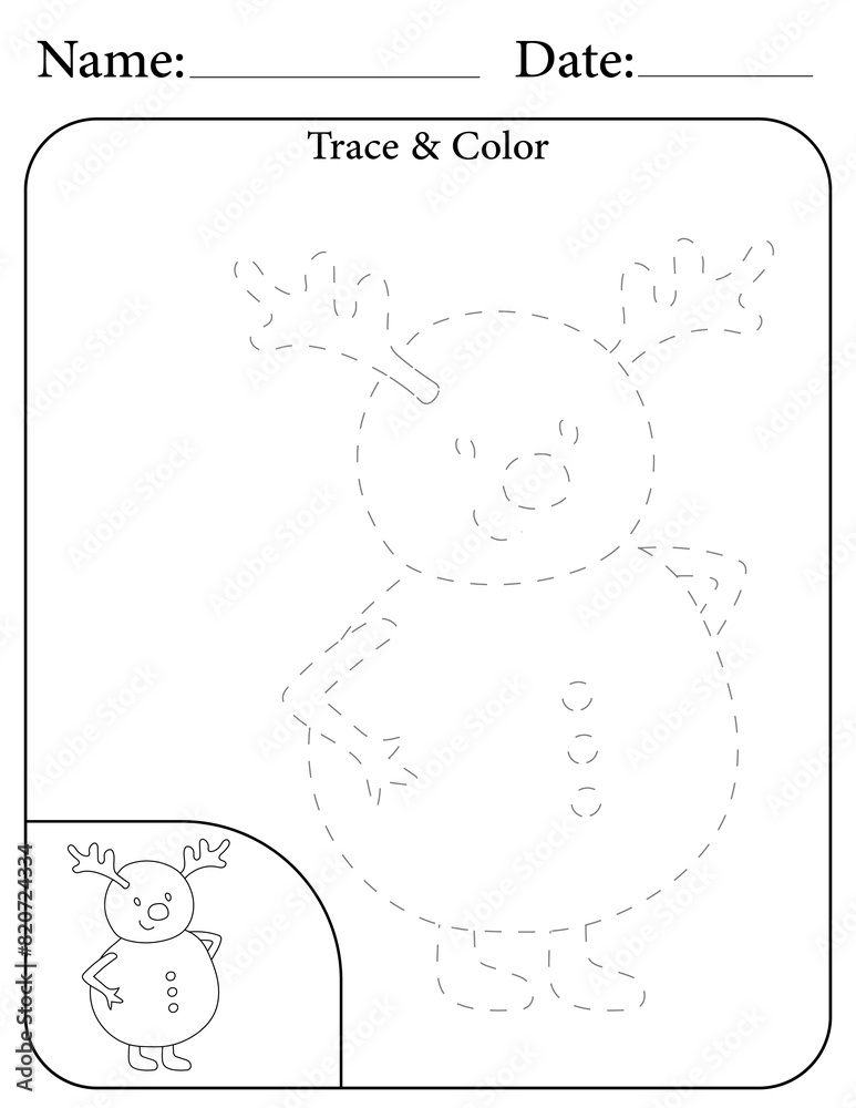 Snowman Printable Activity Page for Kids. Educational Resources for ...