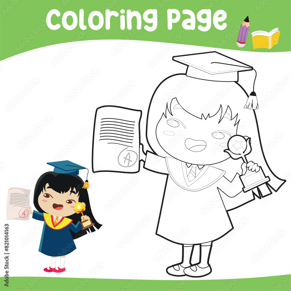 Coloring worksheet page. Educational printable coloring worksheet ...
