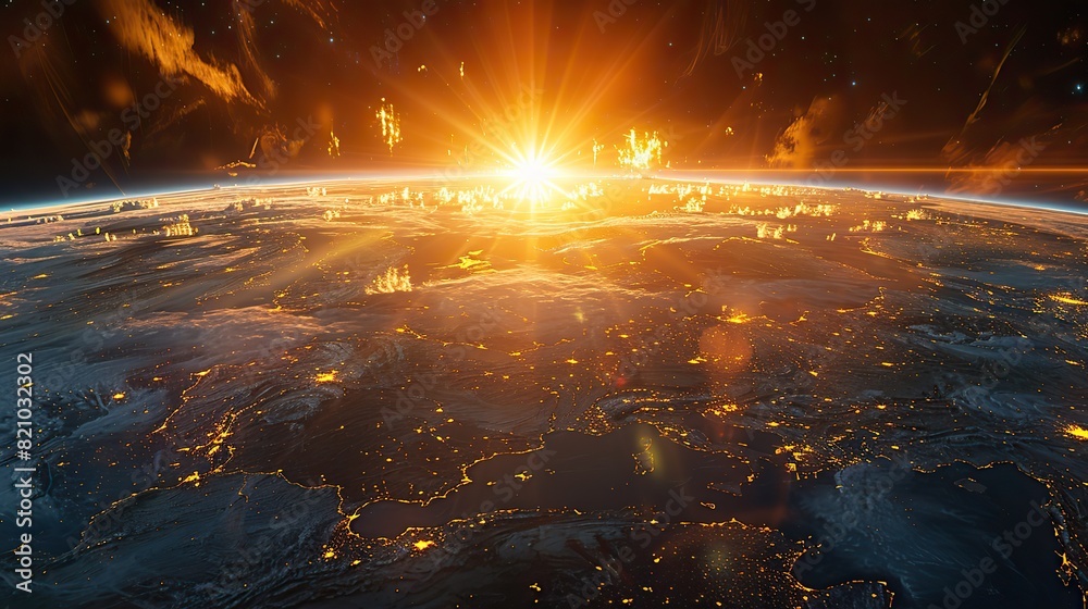 Planet Earth's western European region is depicted in stunning detail ... Planet Earth's western European region is depicted in stunning detail ...