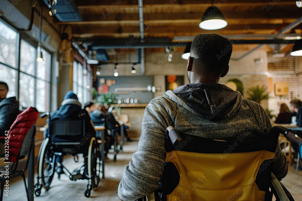 Person with a disability in a leadership role, challenging stereotypes ...
