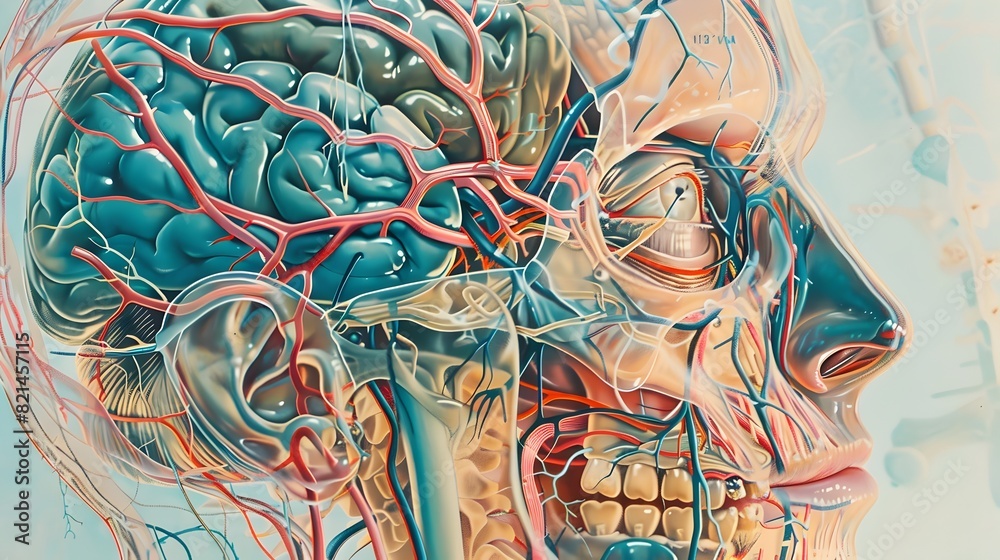 Captivating Cranial Nerve Anatomy Intricate Neural Pathways Connecting ...