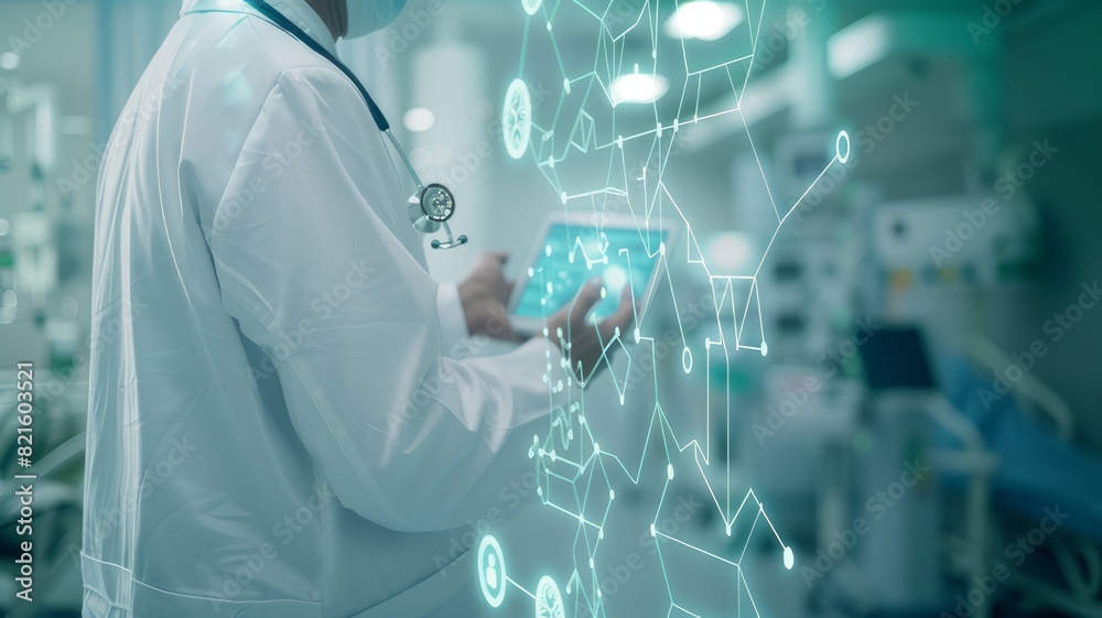 imagine medical technology diagnosis of medical treatment concepts ...