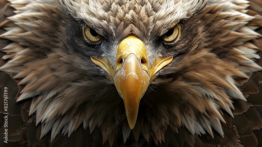 An impressive eagle mascot emblem logo design embodying the spirit of ...