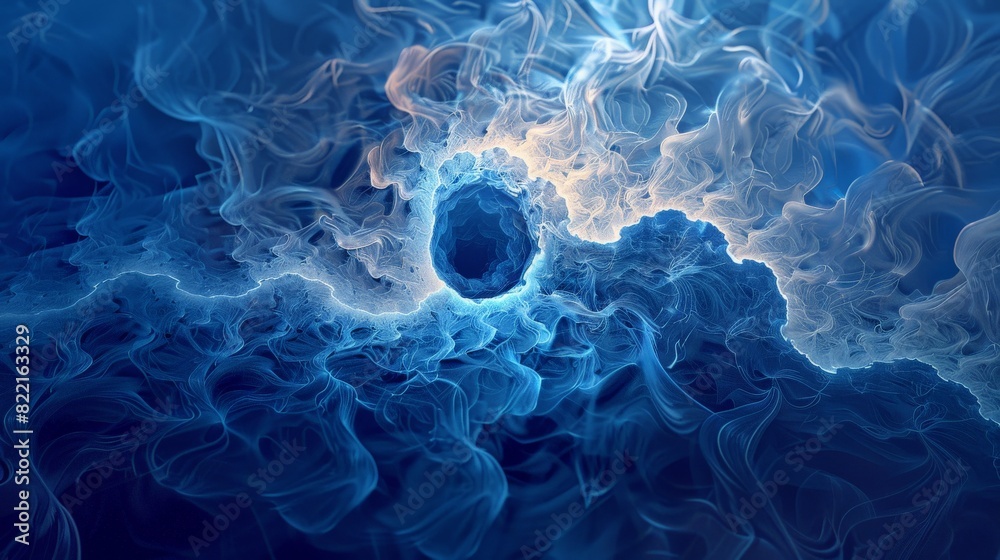 An eternal cycle-themed abstract background with repeating patterns ...