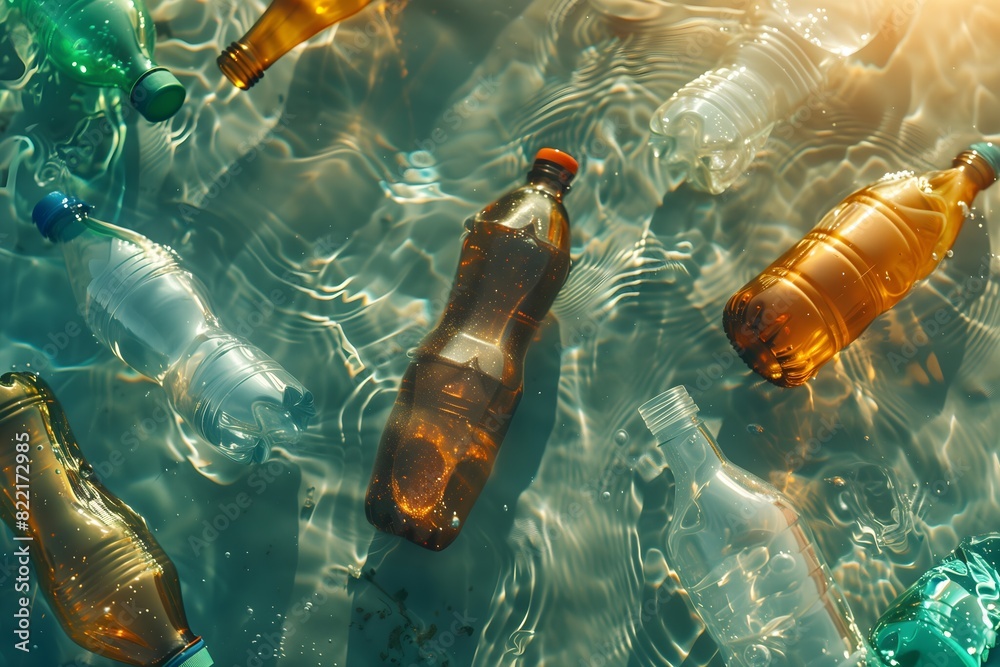 water pollution plastic waste in water environmental pollution ...