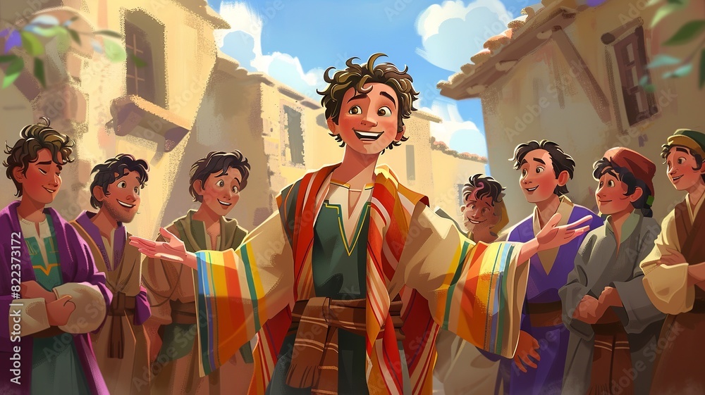 Explore a humorous illustration capturing Joseph's escapades in his ...