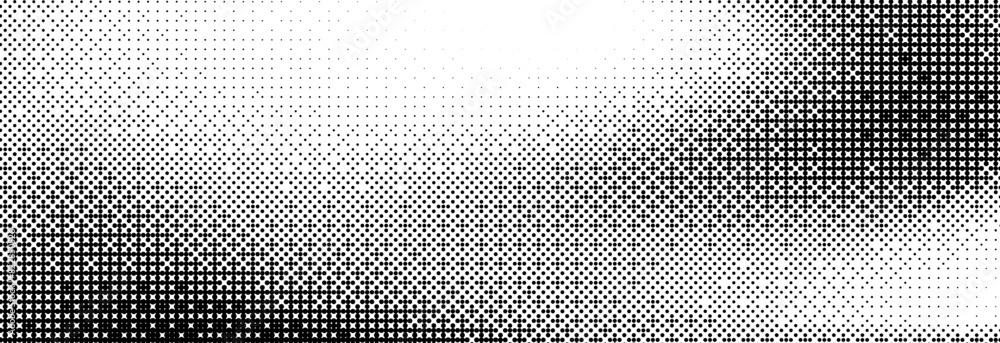 Bitmap pixelated grunge gradient texture. Black and white dither ...