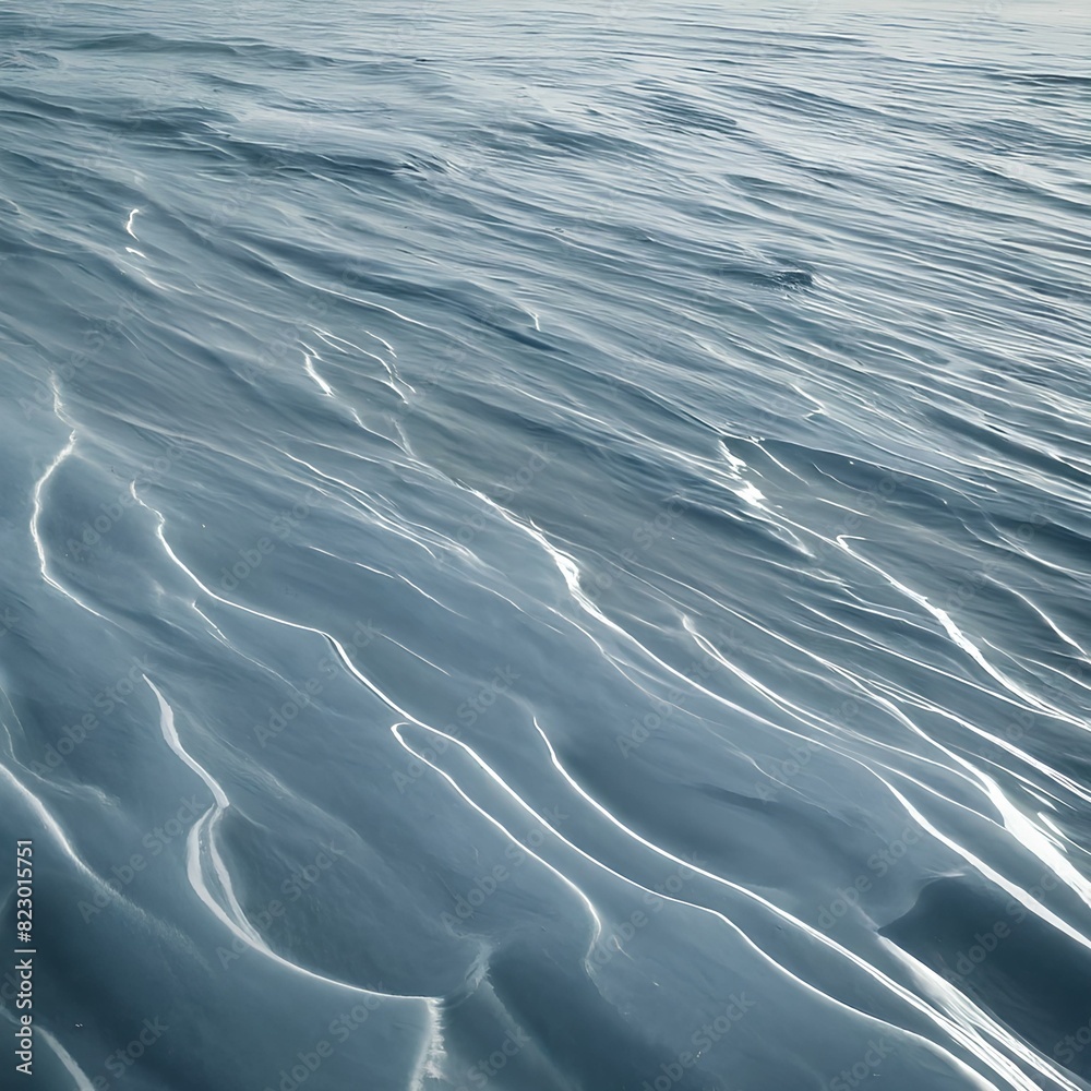 This image shows a close-up of an icy surface with smooth, wavy ...