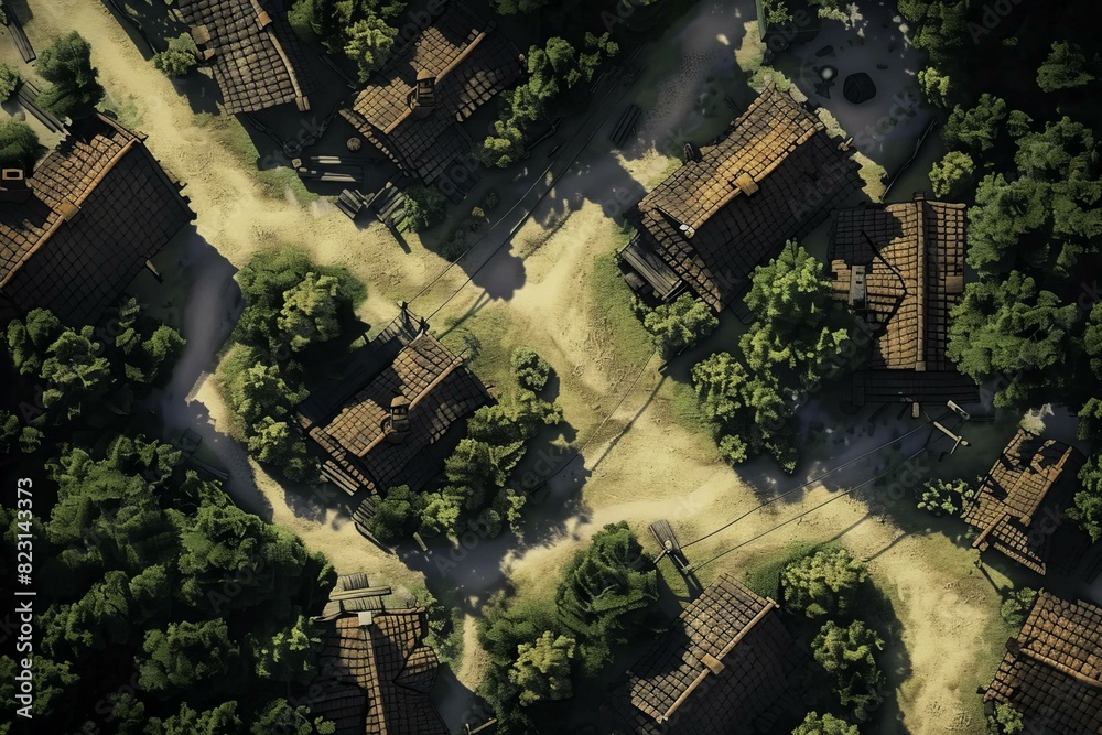 DnD Battlemap Druid Circle Battlemap - Mysterious, ancient site in ...