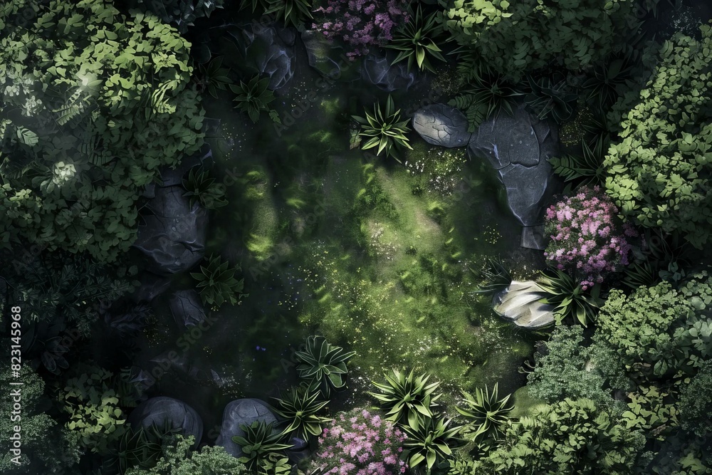 DnD Battlemap Fairy Glade Battlemap Simplified Summary: Beautiful ...