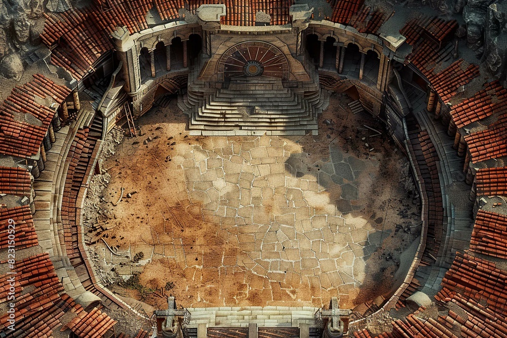 DnD Battlemap gladiator, battle, map, medieval, warrior, fantasy Stock ...