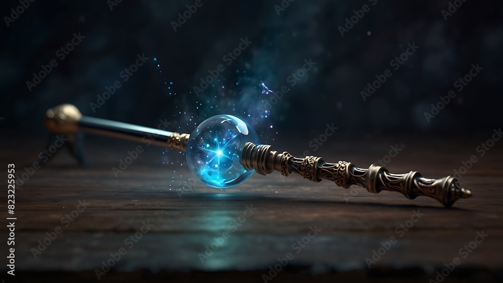 Magician's Staff Inside is made from magic crystal from a wizard. To ...