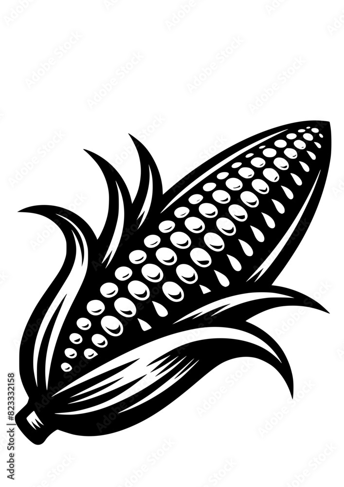 Corn SVG, Earn of Corn SVG, Corn Clipart, Farm SVG, Vegetable SVG, Food ...