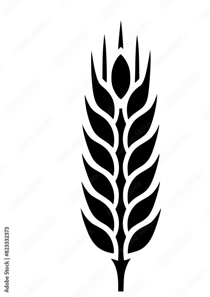Wheat SVG, Grain svg, Wheat Clipart, Cut Files, Cricut, Vectorm Barley ...
