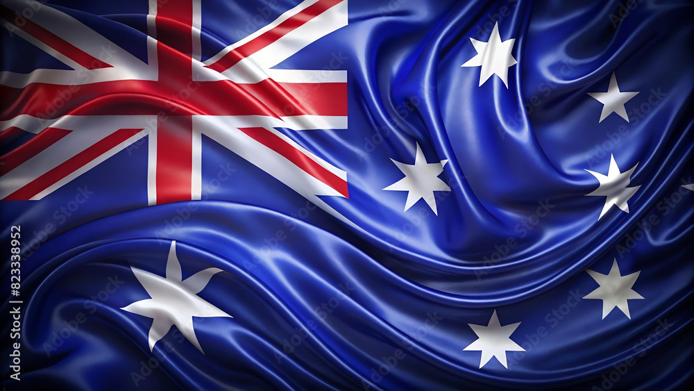 Abstract digital background or texture design of oz flag colors ...