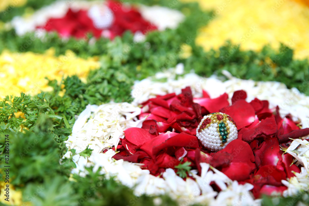 Foto de Stock Beautiful Saptapadi moments, an Indian Hindu wedding ...