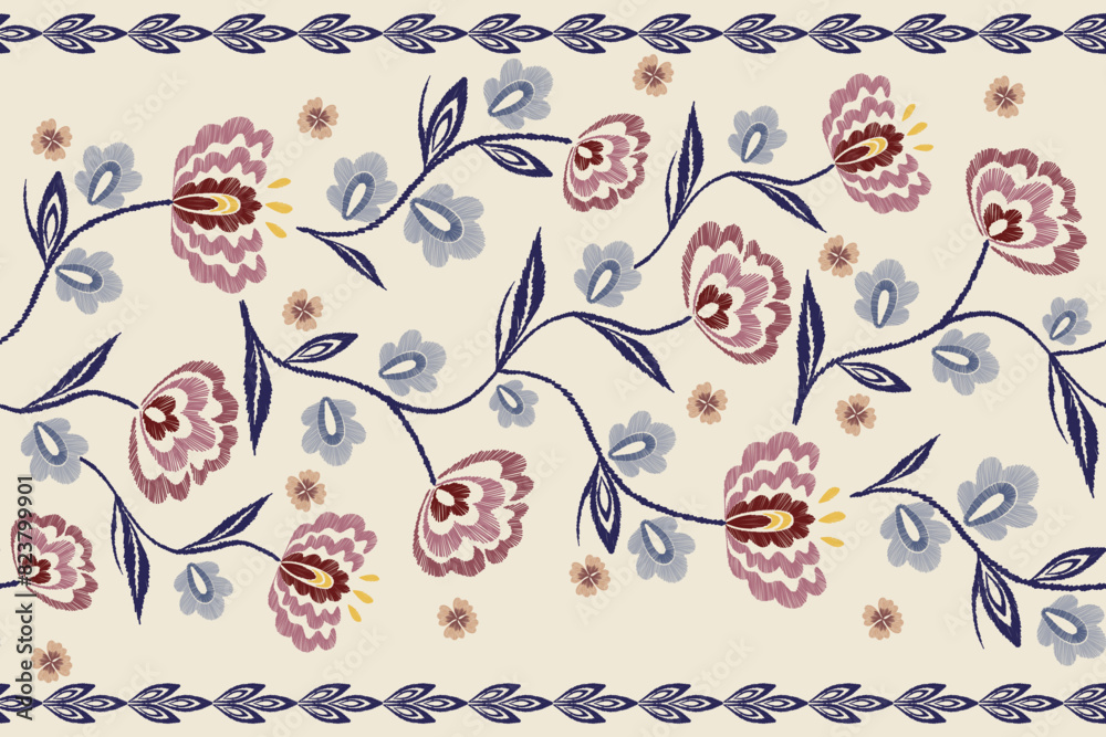 Tapestry floral pattern vintage ethnic modern embroidery texture boho ...