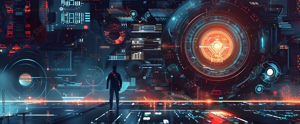 Computer systems, hardware, sci-fi, future technology It feels like a ...