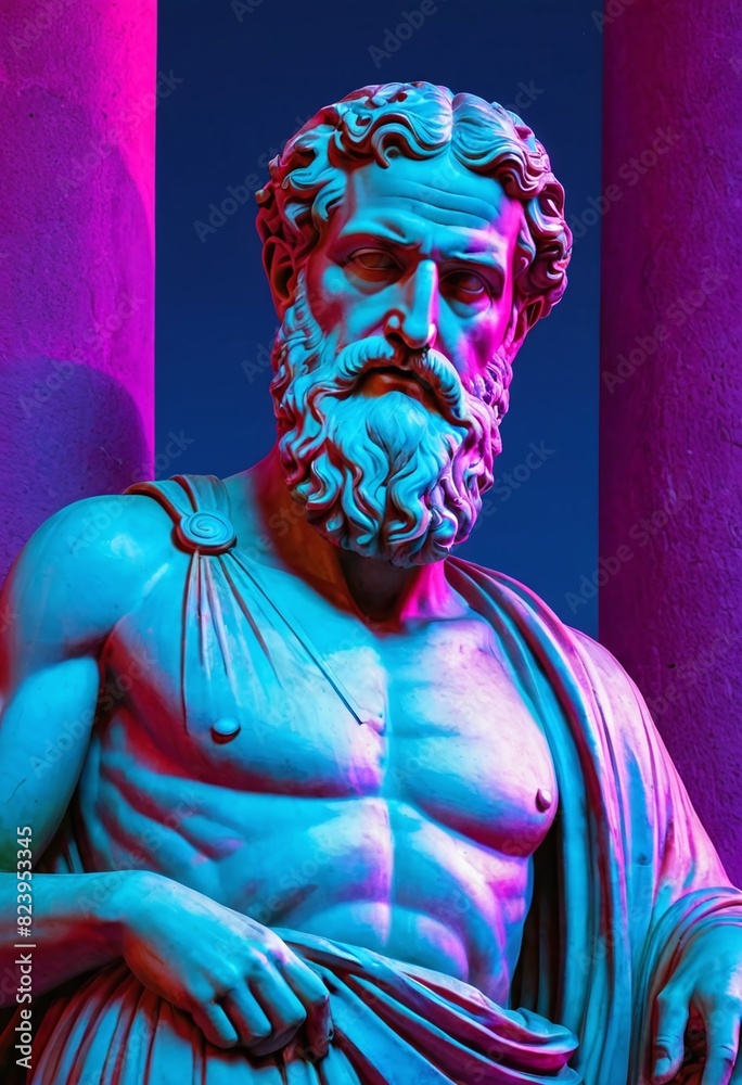 roman emperor statue and Monuments of Greece Stock Photo | Adobe Stock