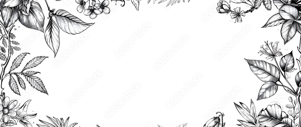 Botanical Border Design for Employee Appreciation Day of Global ...