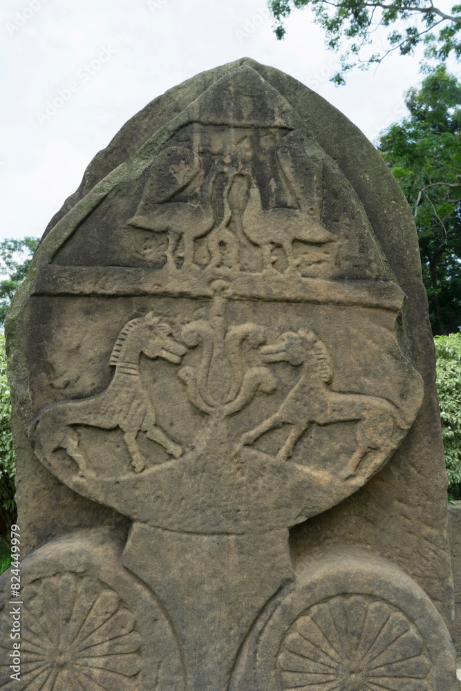 Monolith, Kasomari , Golaghat district, Kachari kingdom, Stone ...