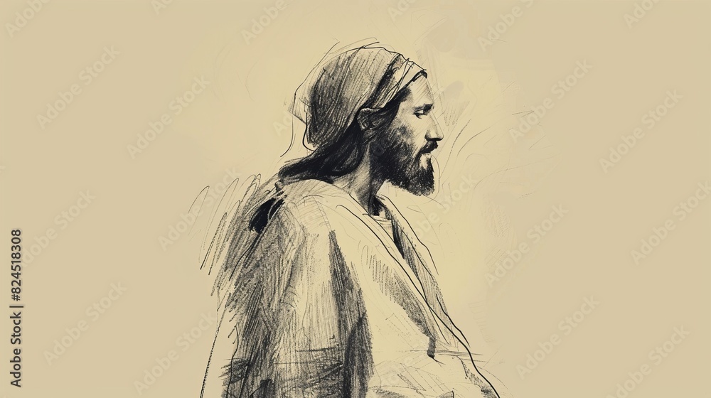 Jesus' Teaching on the Cost of Following Him, Biblical Illustration of ...