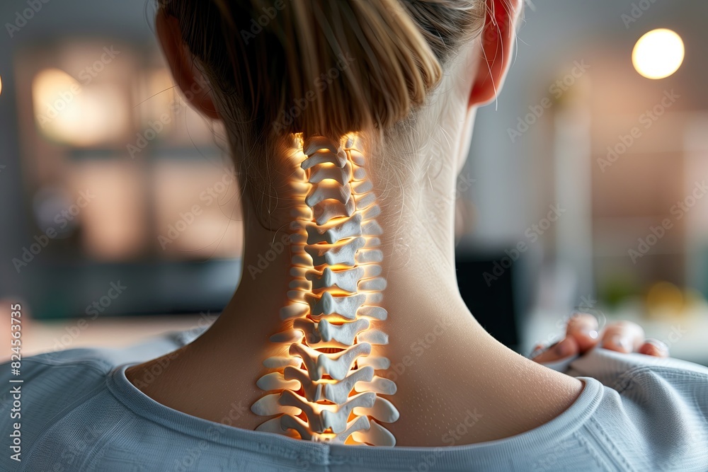 Ache. Office syndrome. Pain. Back pain. Joint. Bone. Sciatica. Spine ...