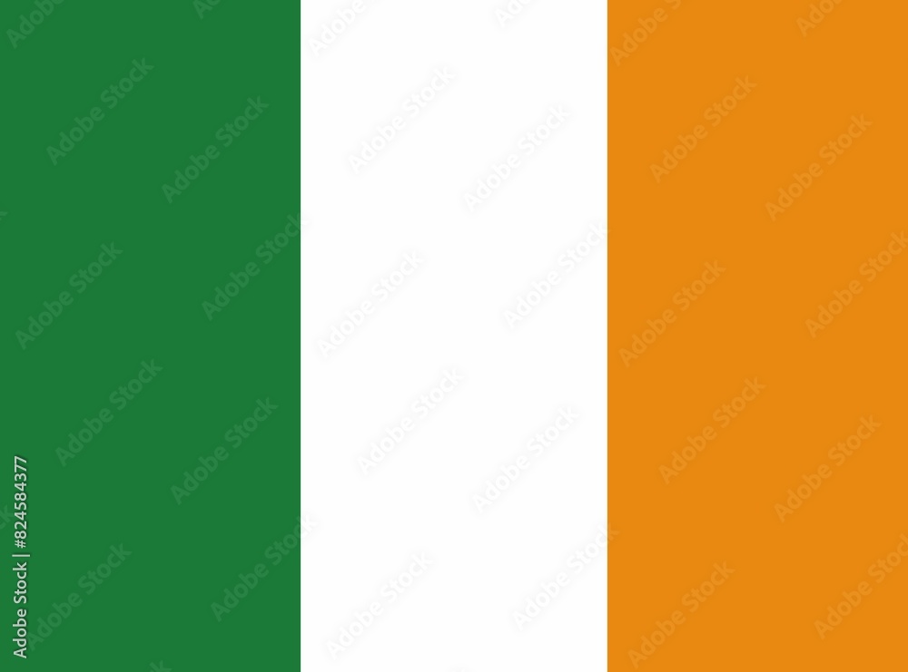 Ireland Flag, flag of Ireland, Accurate dimensions and official colors ...