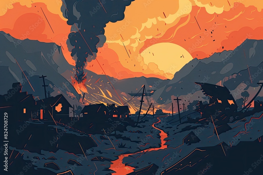 Catastrophic Fault Rupture Tearing Through a Densely Populated Area ...