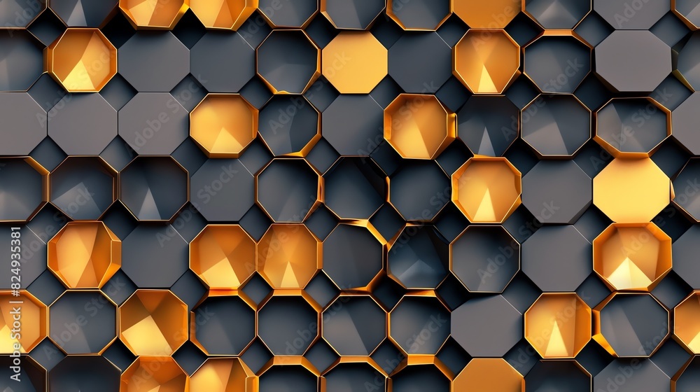 Modern honeycomb pattern design for website backgrounds Stock ...